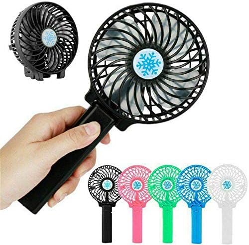 Rechargeable Portable Mini Fan Air Cooler Operated Hand Held USB 18650 ...