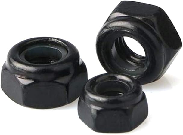 100 Stück/Los Nylon-Kontermutter M2 / M2,5 / M3 / M4 / M5 / M6 Nylon ...