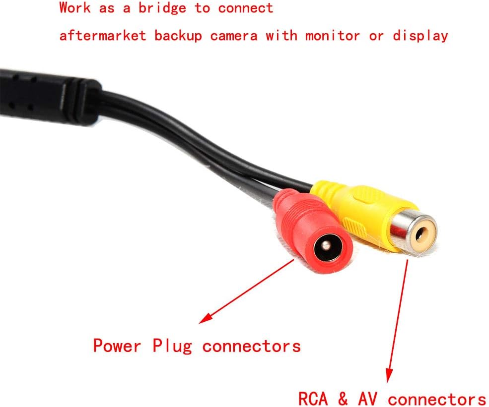 RED WOLF 4-Pin Male to RCA/AV Female Adapter Cable,extension lead For ...