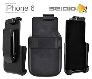 Amazon.com: Seidio SURFACE Holster (w Spring-Clip) for the Apple iPhone ...