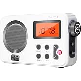 Amazon.com: Hanging Waterproof Shower Clock Radio - Wireless Mini ...