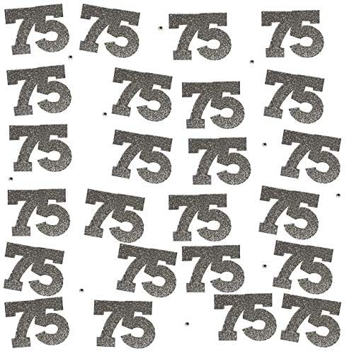 Amazon.com: 75th Anniversary Confetti, Number 75 Confetti, 75th ...