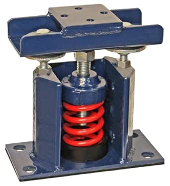 Mason SLRSO-B-150 Steel Seismic and Wind Floor Mount Vibration Isolator, 150lbs Capacity, 2 ...