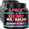 6PACK Hemp Cream-Natural Premium Quality-Full Body Relief Instant ...