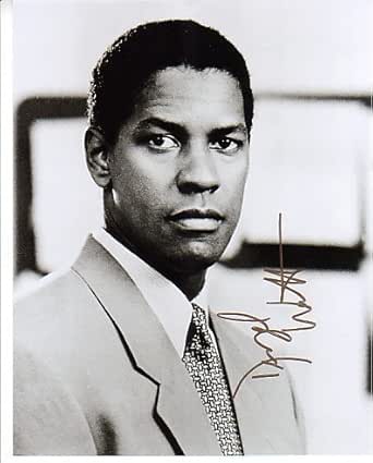 Denzel Washington Signed Autographed Handsome Glossy 8 x 10 Photo at ...