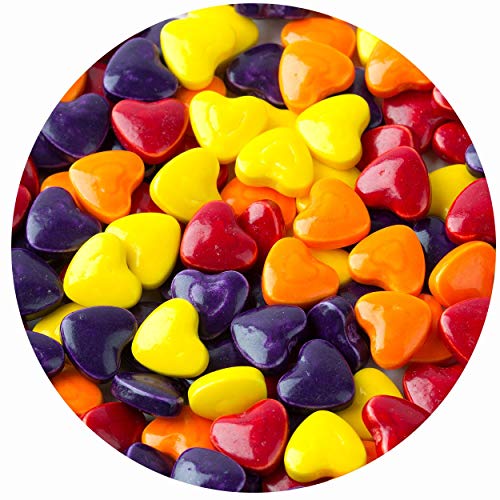 Heart Shaped Pressed Hard Candy - 3 LB Bulk Bag (Crazy Hearts) in ...