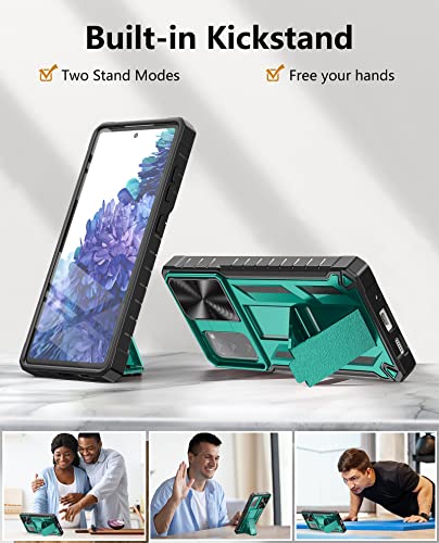 WTYOO for Samsung Galaxy S20-FE Case: Military Grade Drop Proof Protection Mobile Cover with ...