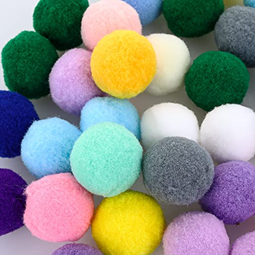 Molain Large Cat Toy Balls, Soft Cat Balls 1Inch Kitten Pom poms Ball ...