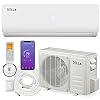 DELLA 9000 BTU Mini Split AC 19 SEER2 Cools Up to 400 Sq.Ft 230V Wifi ...