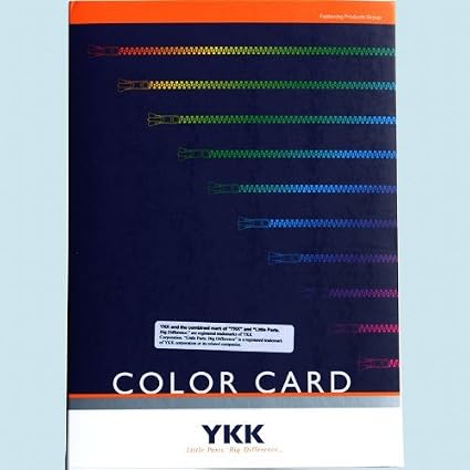 ZipperStop Wholesale Authorized Distributor YKK Color Card ~ YKK Master ...