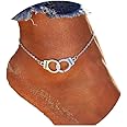 Amazon.com: Aluinn Handcuffs Anklet Bracelet stainless steel Cute ...