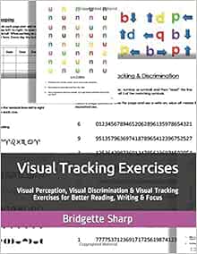 Visual Tracking Exercises: Visual Perception, Visual Discrimination ...