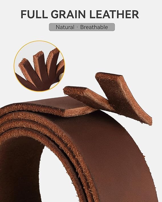 Mua CHAOREN Men's Automatic Leather Belt Ratchet for Business Suit, 35 ...