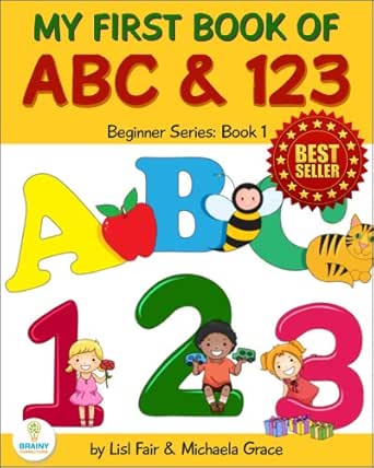 Amazon.com: My First Book of ABC and 123: An Educational Picture Book ...