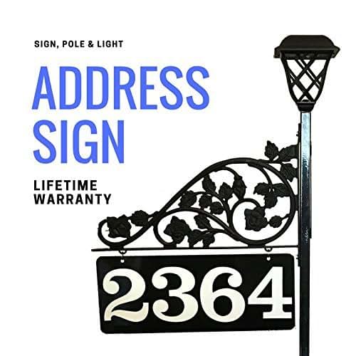 Amazon.com: Driveway Address Marker Sign - Double Sided Reflective ...