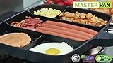 MasterPan - 5-in-1 Multi-Sectioned Nonstick Skillet