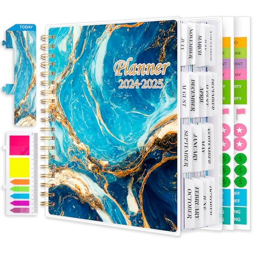 Teacher Planner 2024-2025 8.5" x 10.2", 18 Months Daily Weekly Monthly ...