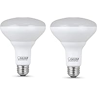 Feit Electric BR30 LED Light Bulbs, 65W Equivalent, Non Dimmable, 10 ...