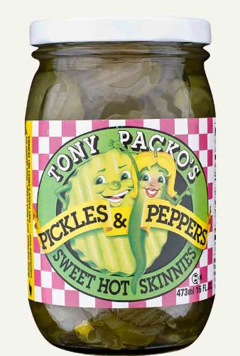 Amazon.com : Tony Packo's Sweet Mix Pickles and Peppers : Grocery ...