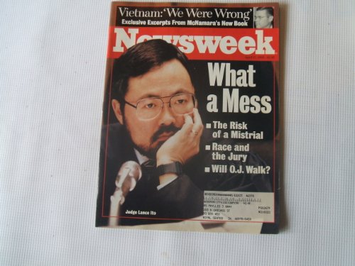 Newsweek April 17, 1995: Will O. J. Walk, Lance Ito: Amazon.com: Books