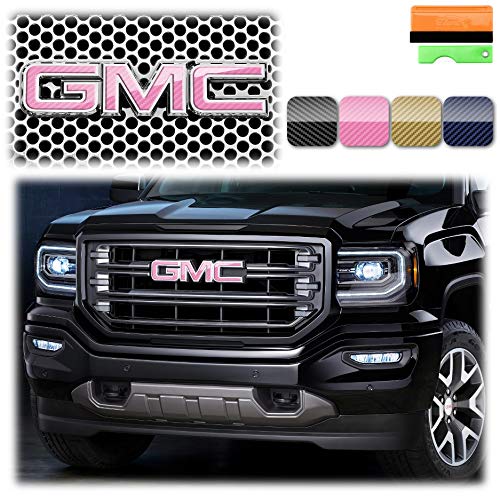 Buy EZAUTOWRAP Free Tool Kit 6Pcs 4"x6" GMC Emblem Overlay 5D High ...