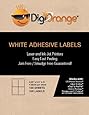 Amazon.com : Digiorange® Pack of 100 Sheet - 400 Labels - White Mailing ...