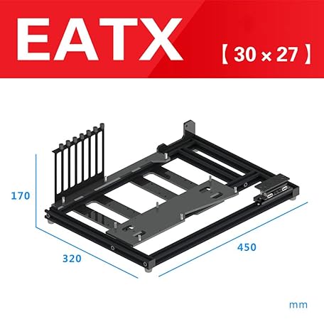 Mua EDIY Stackable PC Case Test Bench Open Air Computer Case for EATX ...