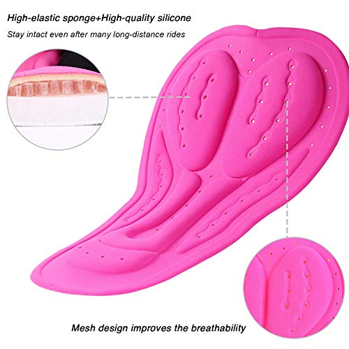 Sportneer Women's Padded Cycling Underwear, Bike Shorts for Women with 3D Padding Black | Pricepulse