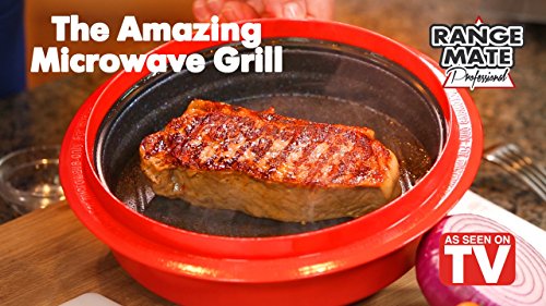 Range Mate Pro Deluxe Nonstick Microwave 5-in-1 Grill Cookware Set ...