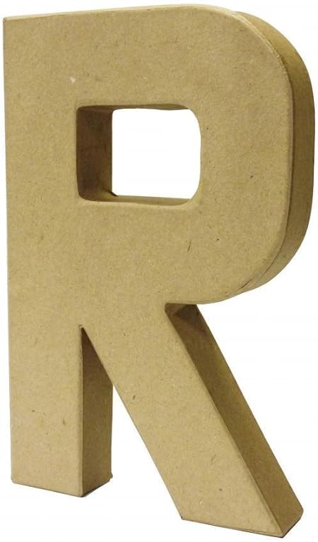 Papier Paper Mache Large Letters 20.5cm - Cardboard Craft (R): Amazon ...