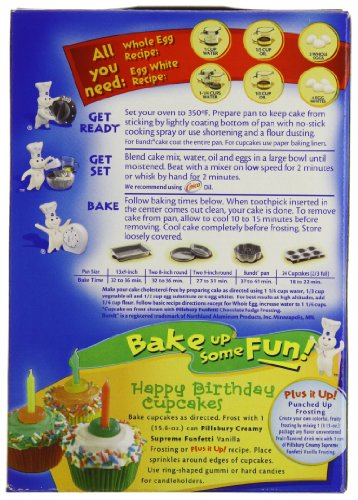 pillsbury vanilla cake mix directions