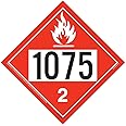 Amazon.com: 1075 Placard, Division 2.1 Flammable Gas 10 Pack, 10.75" x ...
