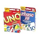 Amazon.com: Maven Gifts: Phase 10 Card Game with UNO Card Game: Toys ...