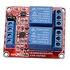 2 pcs 5V 2 Channel DC 5V Relay Module with Optocoupler High/Low Level ...
