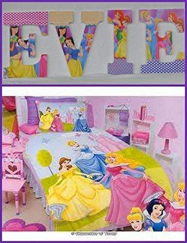Amazon.com: Princess Inspired Personalized Wooden Letter Décor for wall ...