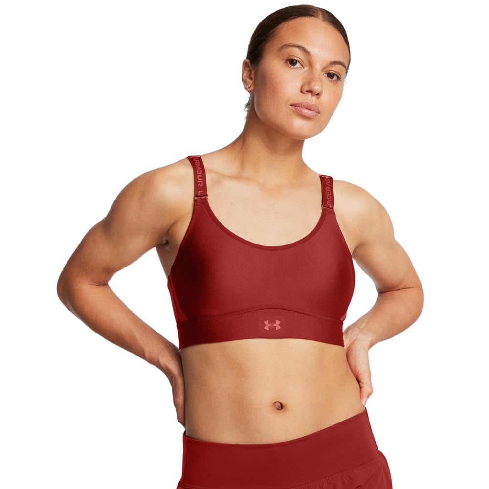 Under Armour Womens Infinity Mid Impact Sports Bra, (840) Earthen ...