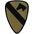 Amazon.com: Papapatch 1st Cavalry Division Unit US Army Armed Forces Hook and Loop Touch ...