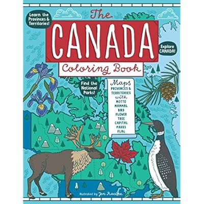 Canada Coloring Book: Maps, Symbols, National Parks Philippines | Ubuy