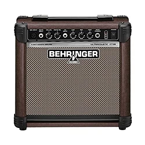 Behringer ULTRACOUSTIC AT108 Ultra-Compact 15 Watt Acoustic Instrument ...