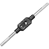 uxcell Adjustable Tap Wrench Handle, for Metric M1-M10 W1/16-3/8 Taps, Tap Reamer Tapping Hand ...