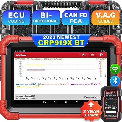 LAUNCH X431 CRP919XBT OBD2 Scanner 2023 Bidirectional Diagnostic Tool ...