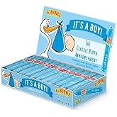 Amazon.com : Dubble Bubble It's a Boy! Blue Bubble Gum Gender Reveal ...