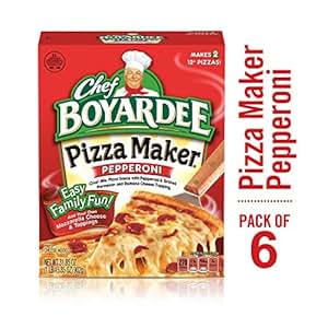 Chef Boyardee Pepperoni Pizza Maker Kit, 31.85 Ounce (Pack of 6) by ...