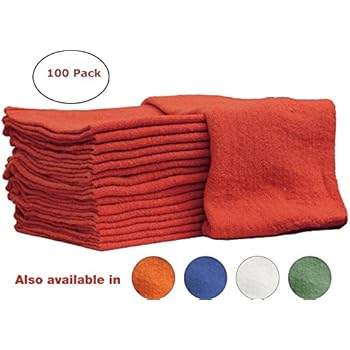 Amazon.com: Pro's Choice Red Auto Mechanic Rags (Pack of 200), Shop ...