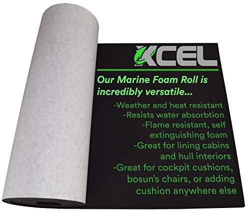 XCEL Extra Large Marine Roll, Closed Cell Rubber with Adhesive, Size 60 ...