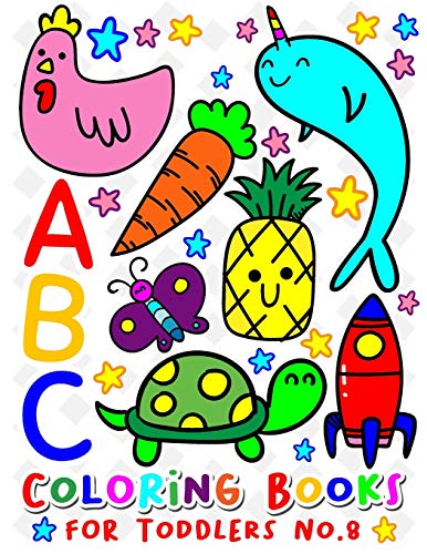 ABC Coloring Books for Toddlers Series 11: A to Z coloring sheets ...