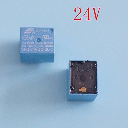 Songle 24v Dc Spdt Power Relay Srd-24vdc-sl-c Ak Pack of 5 – BigaMart