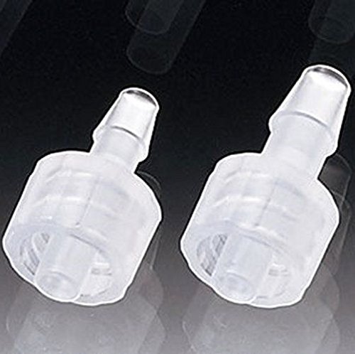 Pair Male Luer Lock Syringe Fitting to 1/16" Barb Hose ID PP Plastic ...