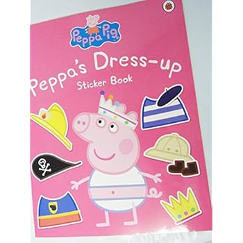 Amazon.com: Peppa Pig Peppa Dress-Up Sticker Book: Toys & Games