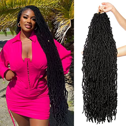 FAIRISE - 8 Packs Faux Locs Crochet Hair for Black Women - Long Soft ...